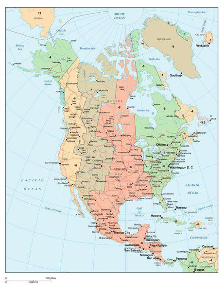 United States Time Zone Map With Cities USA Time Zone Map ClipArt
