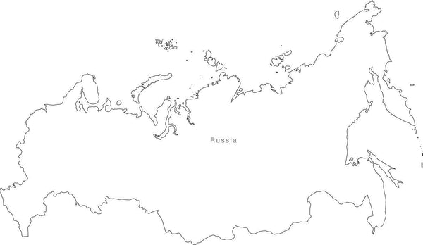 Digital Russia Map for Adobe Illustrator and PowerPoint/KeyNote